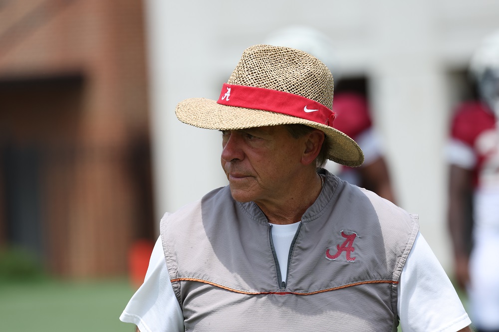 WATCH: Nick Saban talks offensive line competition and Eli Gold ...